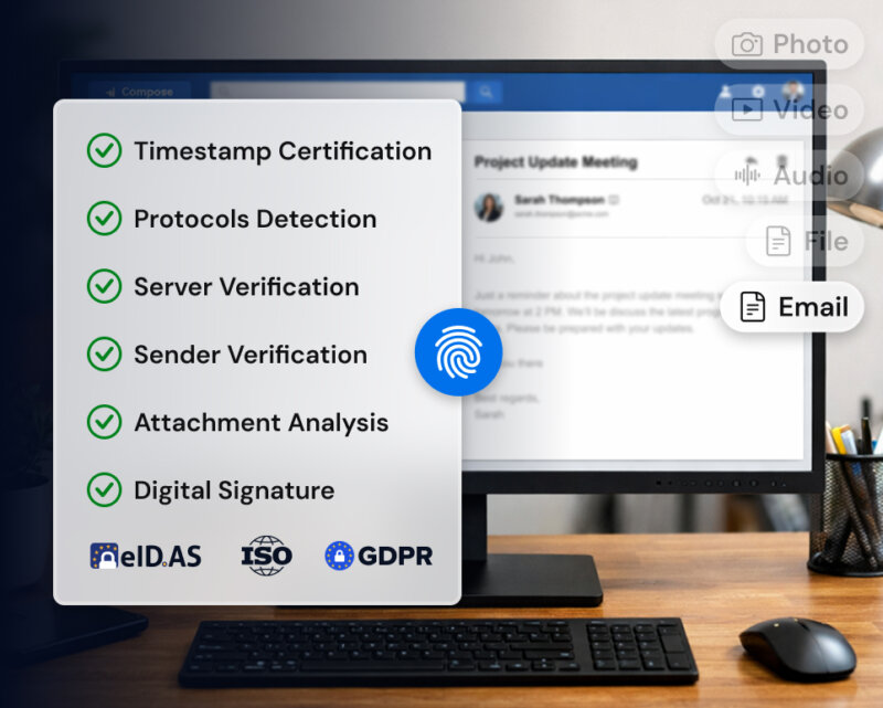 TrueScreen | Certifica l'autenticità di foto, video, e-mail e file