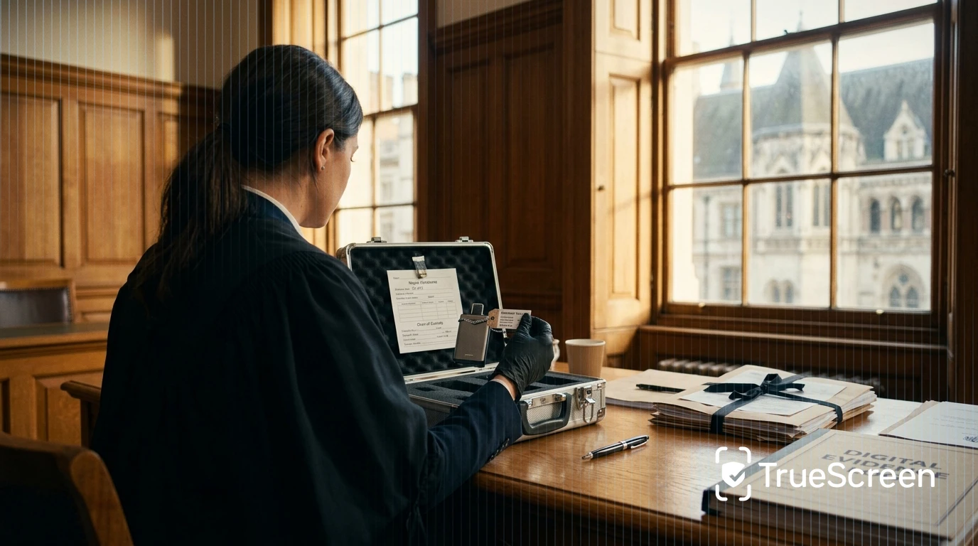 Chain of Custody for Digital Evidence in UK Proceedings